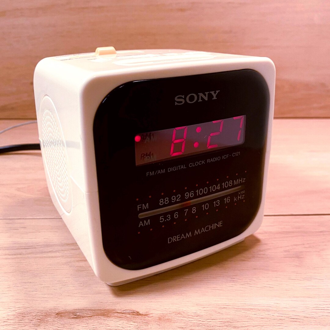 Vintage Sony LED Alarm Clock Dream Machine Red Display Works Great! - Etsy