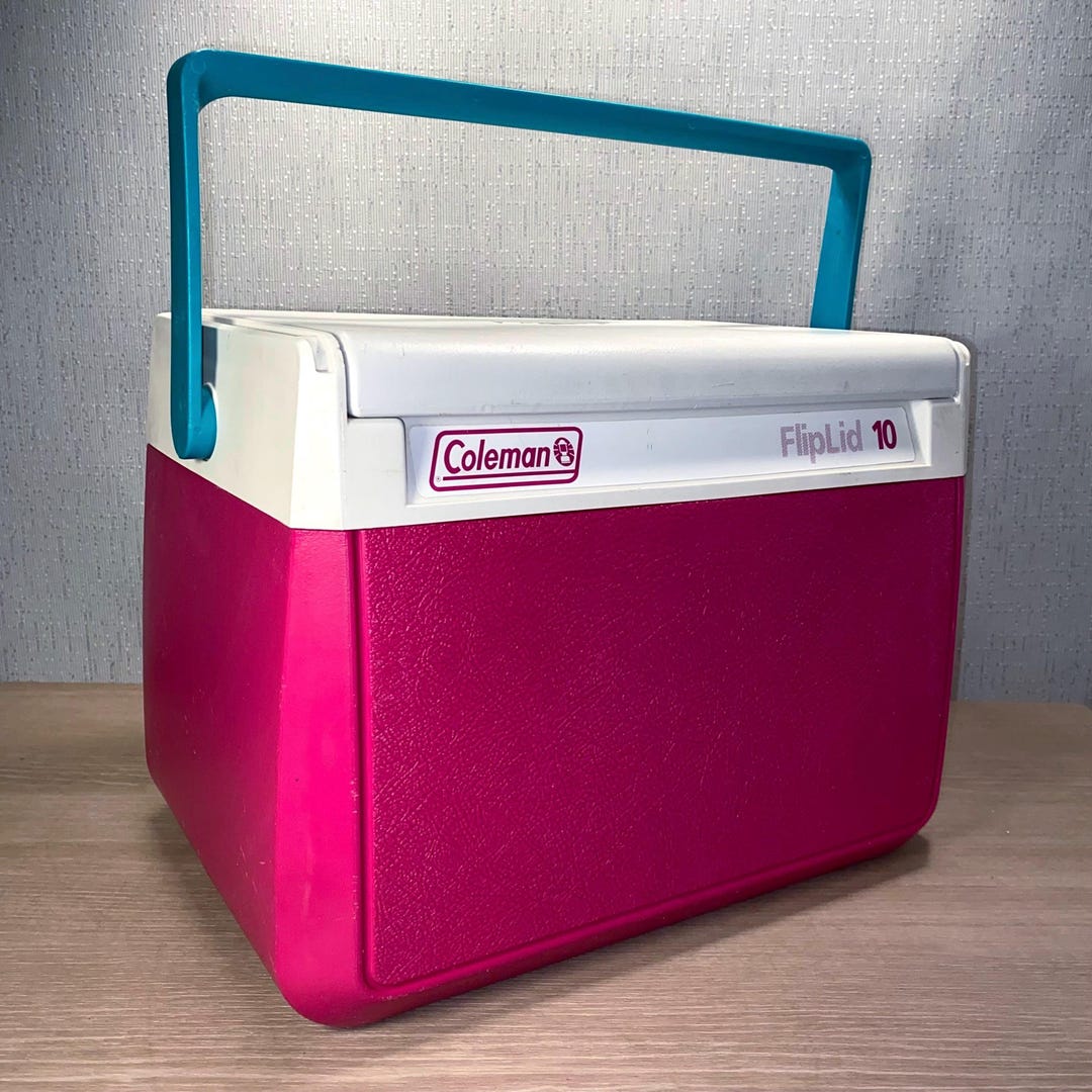 Vintage Coleman Cooler 90s Flip Lid 10 Model 5210 Cooler With Lid Made ...