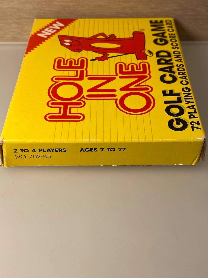 Vintage Hole in One Game. Hole in One Golf Card Game Active ...