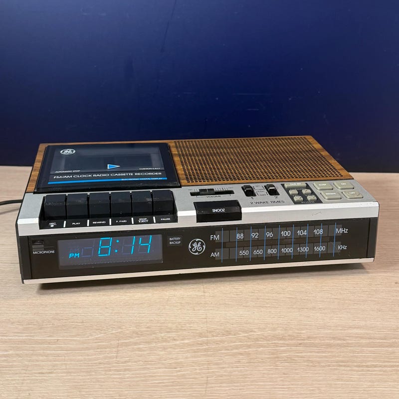 Vintage Digital Ge Clock - Etsy