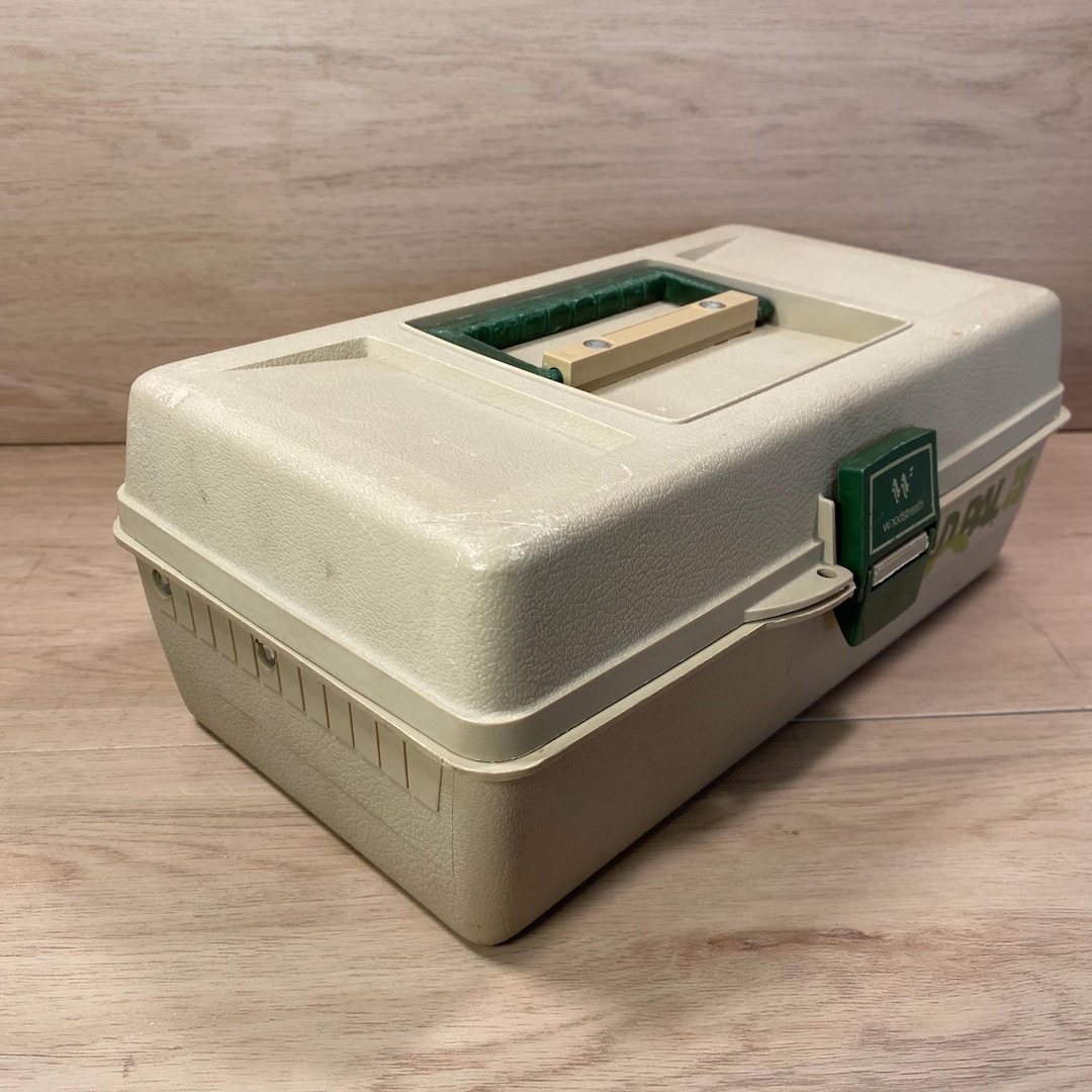 Hard to Find, Rare Vintage 1970s Old Pal 1040 Fishing Tackle Box Tan ...
