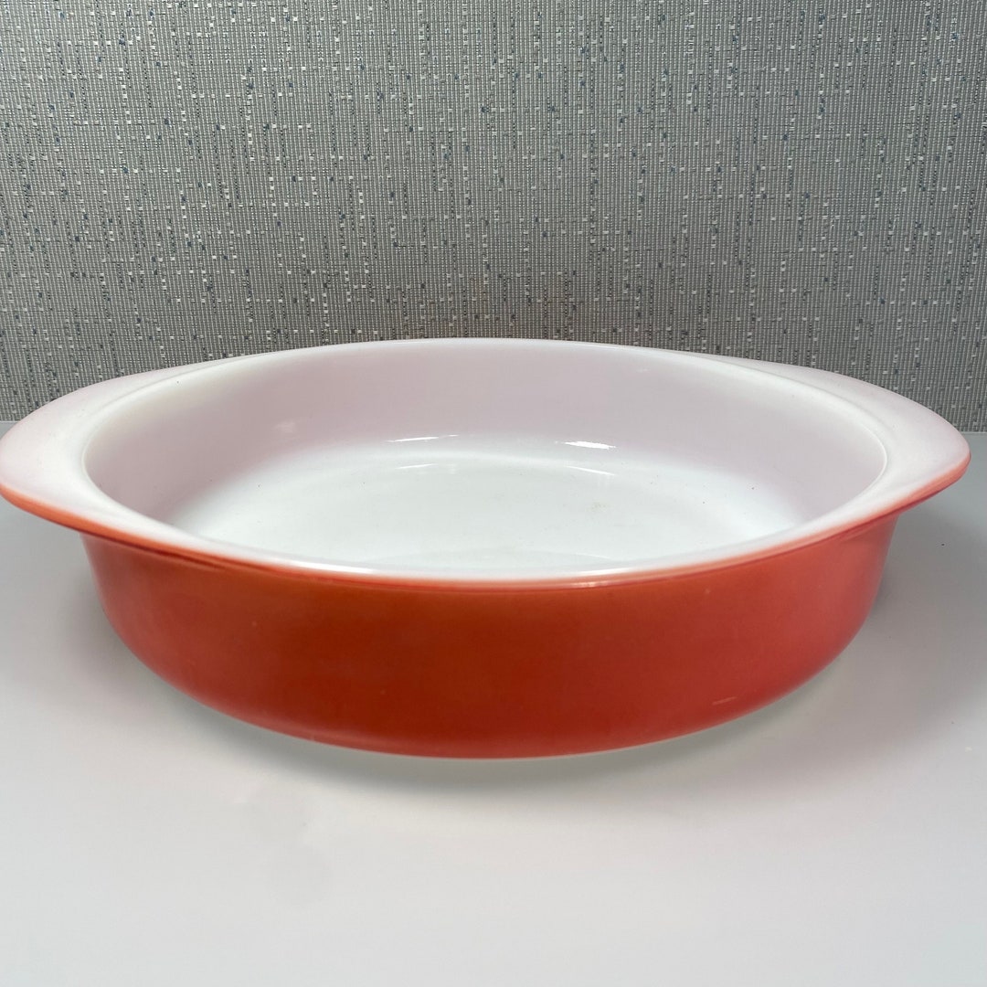 Vintage Pyrex Pink Flamingo/desert Pink 221 Round Cake Pan. Made in USA ...