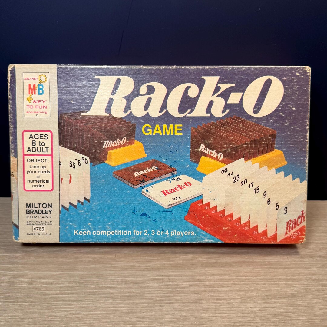 Vintage 1975 Rack-o Card Game | Complete Milton Bradley Family Game ...