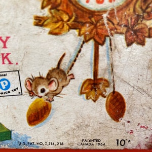 Vintage Fisher Price Hickory Dickory Dock Musical Clock Radio Toy Made ...