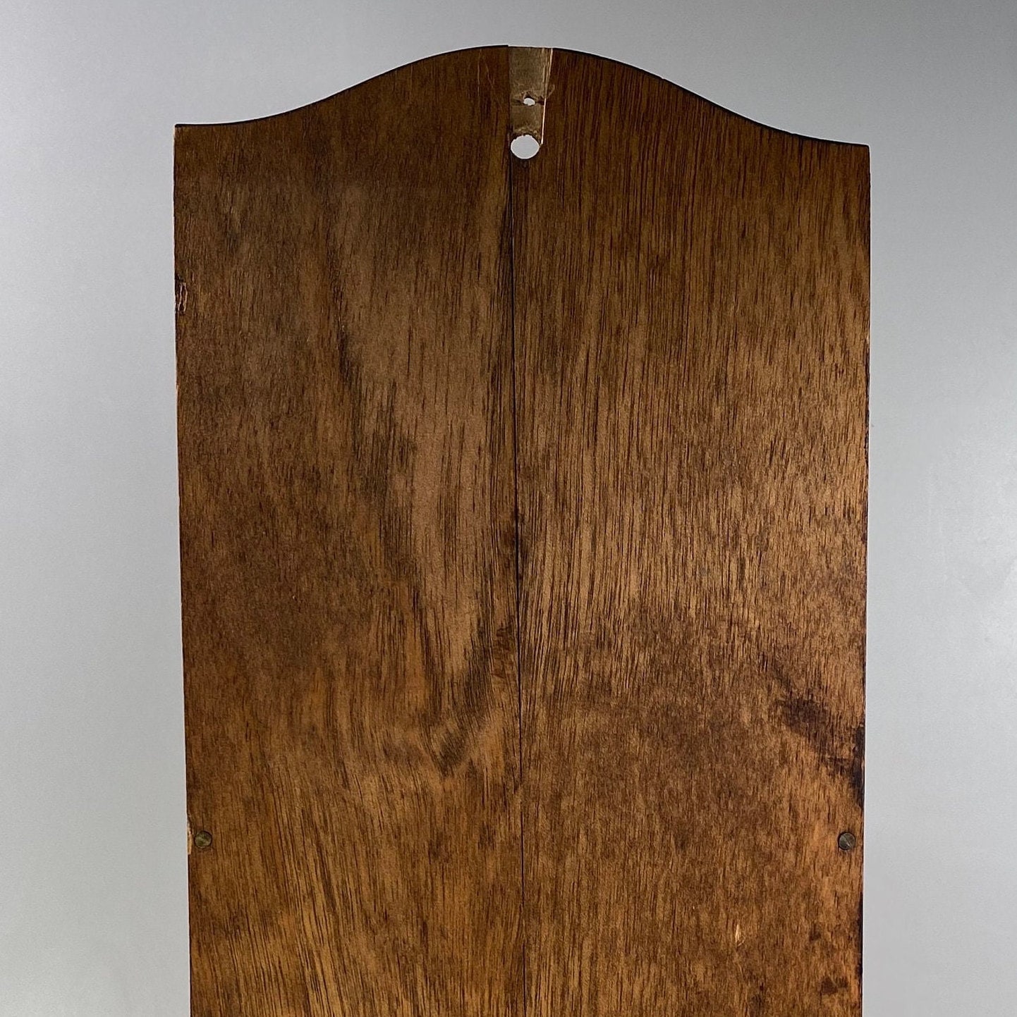 Vintage Wooden Mail Rack Letter Holder 3 Slotted With Key Hooks ...