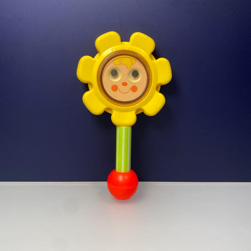Vintage Baby Rattle - Etsy