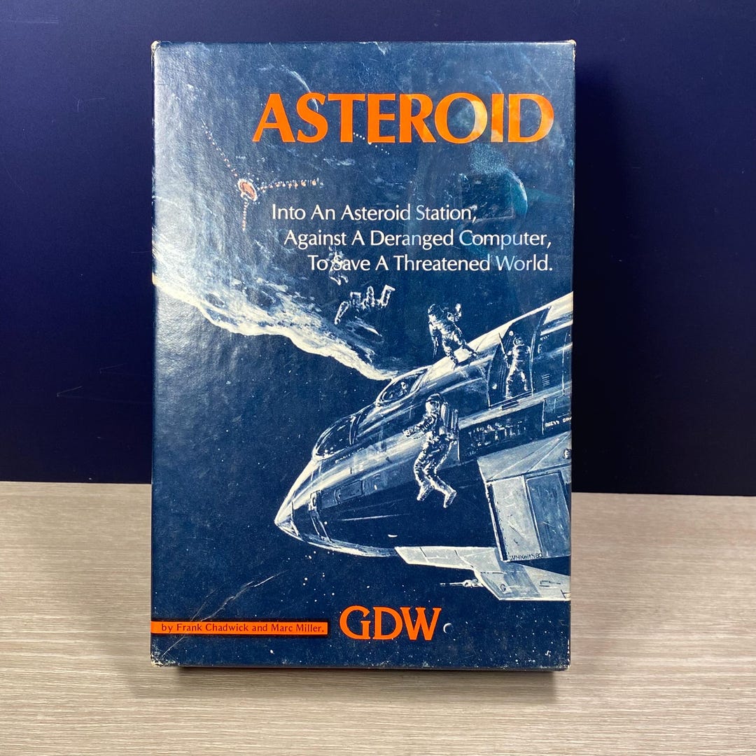 Vintage ASTEROID Board Game – 1980 GDW Sci-fi Strategy, Complete - Etsy