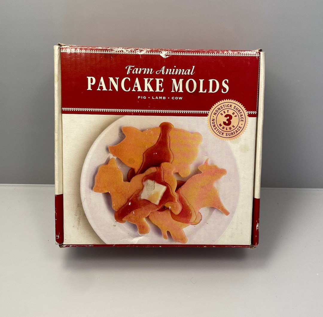 Farm Animal Pancake Molds Set of 3 a Pig, a Sheep, and a Cow Williams ...