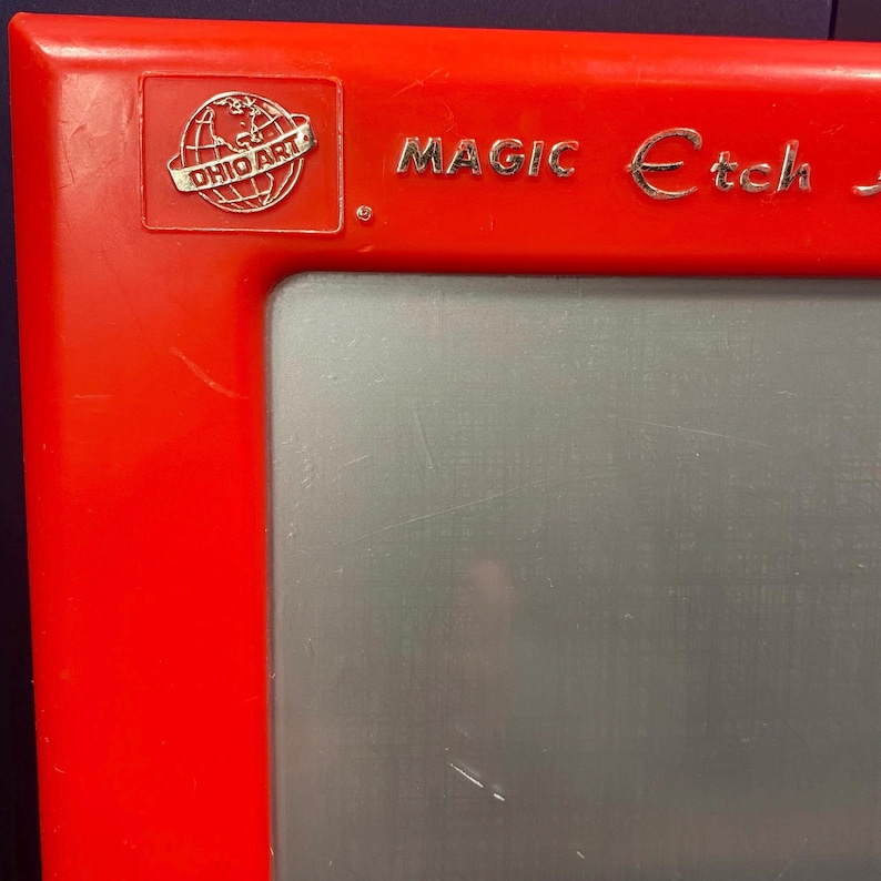 Vintage 1973 Etch A Sketch: Original Ohio Art Magic Screen Toy - Etsy