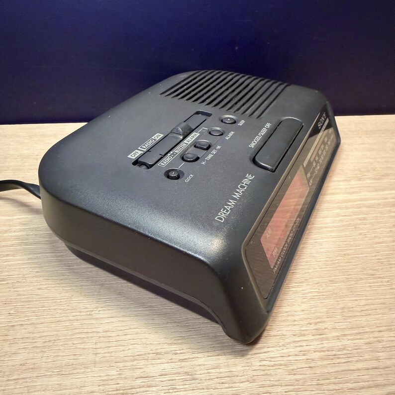 Vintage Sony Dream Machine ICF-C25 Alarm Clock Radio | Retro 90s Matte ...