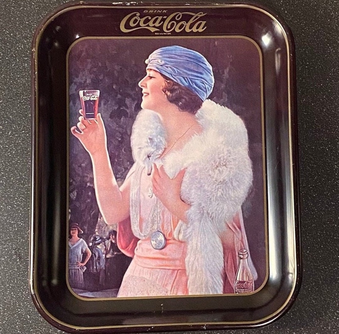 Vintage Coca Cola Tray 1973 Antique Coca Cola Tray With - Etsy