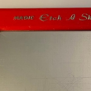The Original Etch A Sketch From 1960, Vintage Red 505 Ohio Art Magic ...