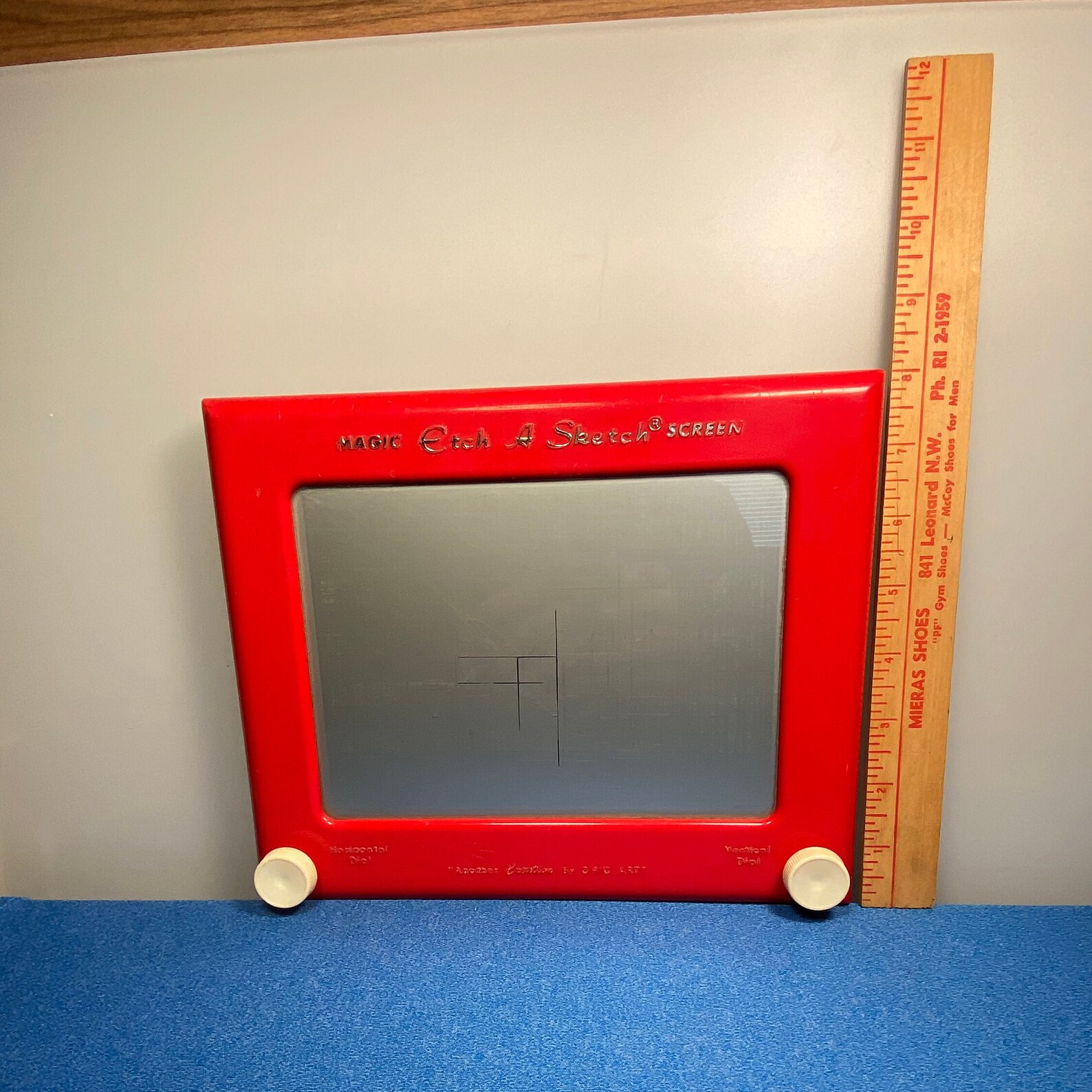 The Original Etch A Sketch From 1960, Vintage Red 505 Ohio Art Magic ...