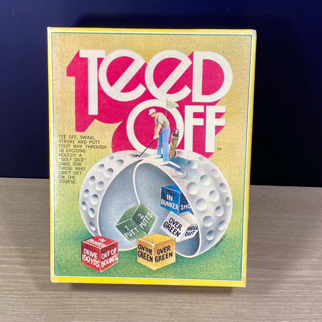 1967 Teed off Board Game | Vintage Milton Bradley Golf Game - Etsy