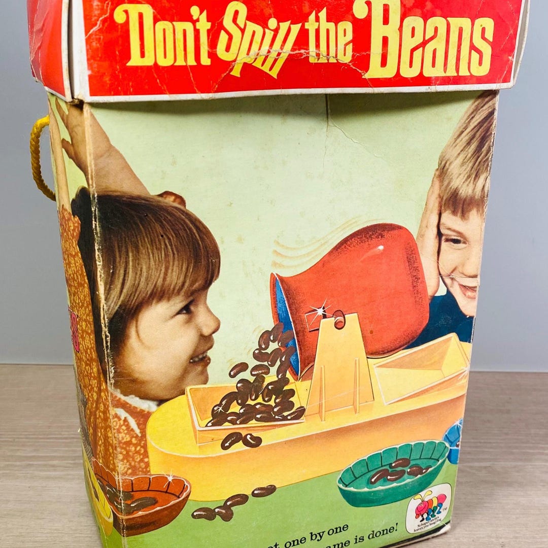 Vintage Games Don't Spill the Beans Game Beans Game Children Games ...