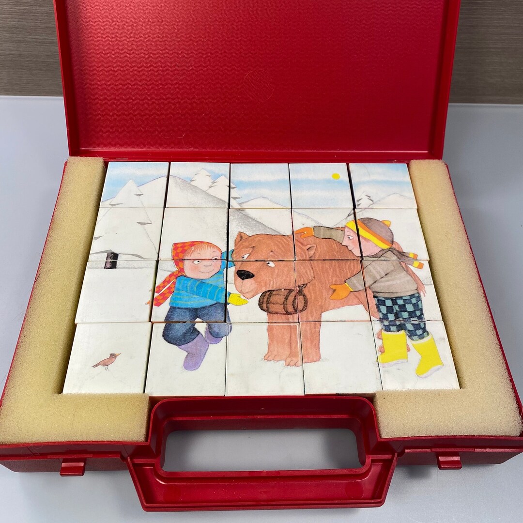Rare UNICEF Puzzle Cube in Case. UNICEF Collectible Childrens Block 6 ...