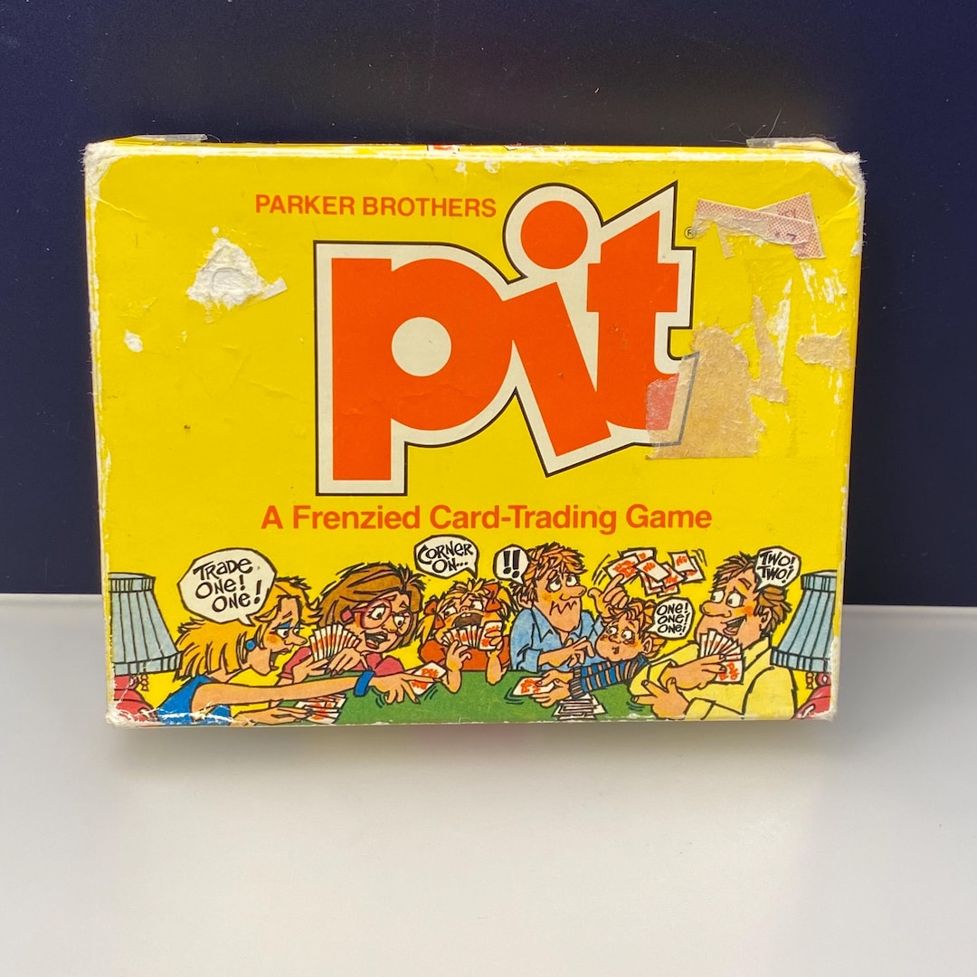 Vintage Pit Card Game, Classic Parker Bros 1983 Game, Family Game Night ...