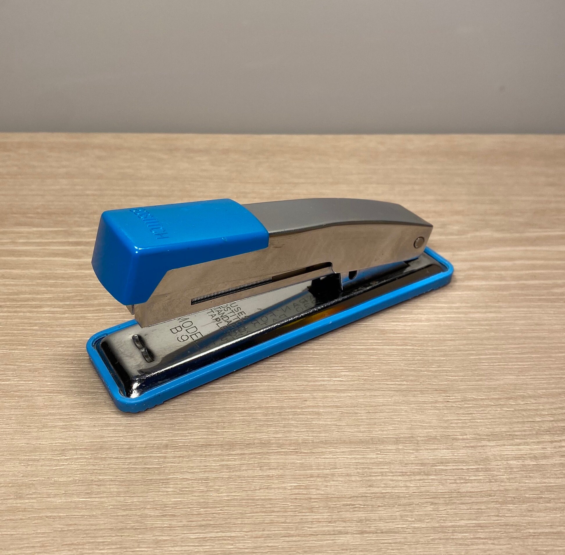 Vintage Stapler. Cool Blue and Chrome Bostitch Mini Stapler Model. Works Great. - Etsy