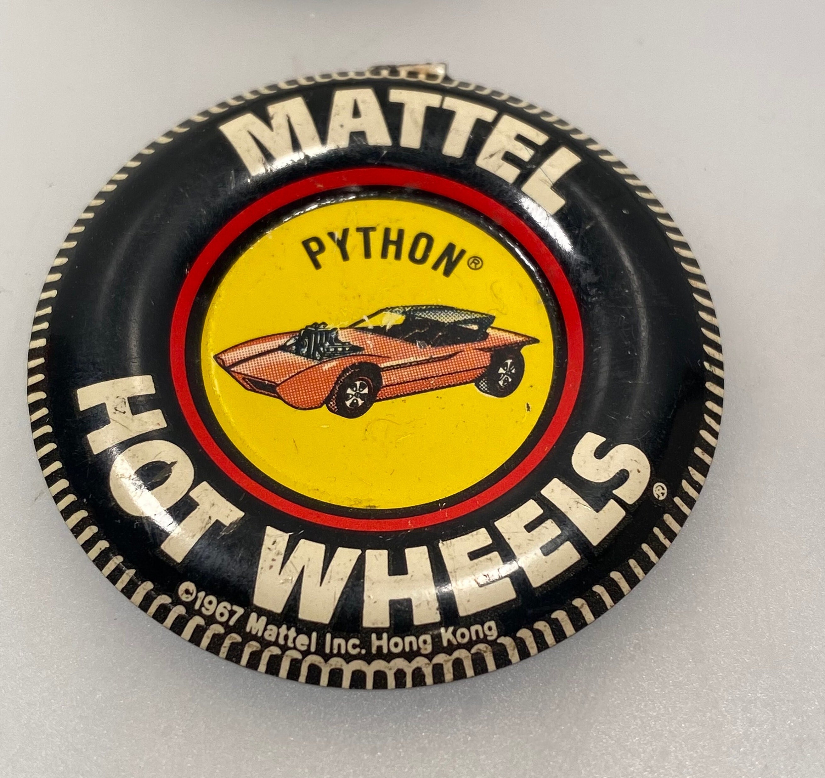 Vintage 1960's Original Hot Wheels Buttons Lot of 11 Mattel Inc. Badges ...