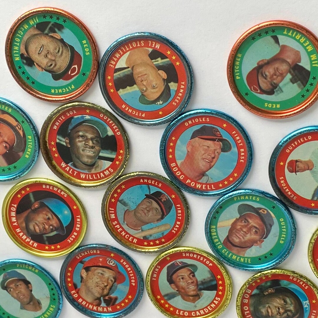 Vintage 1971 Topps Baseball Coins - Choice of 16 Different Players ...