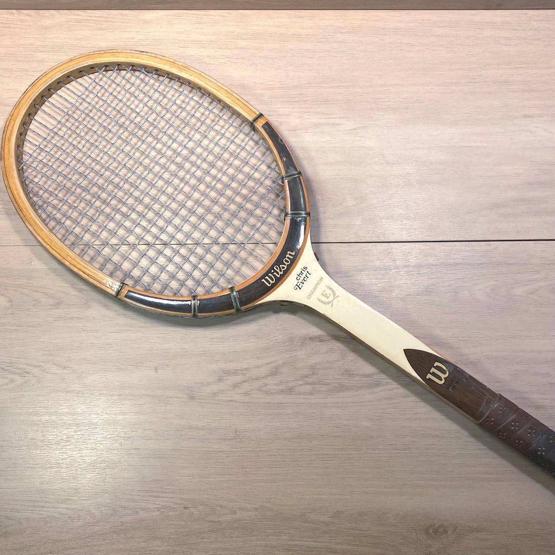 Rare Vintage Wilson Tennis Racquet Endorsed by Chris Evert for ...