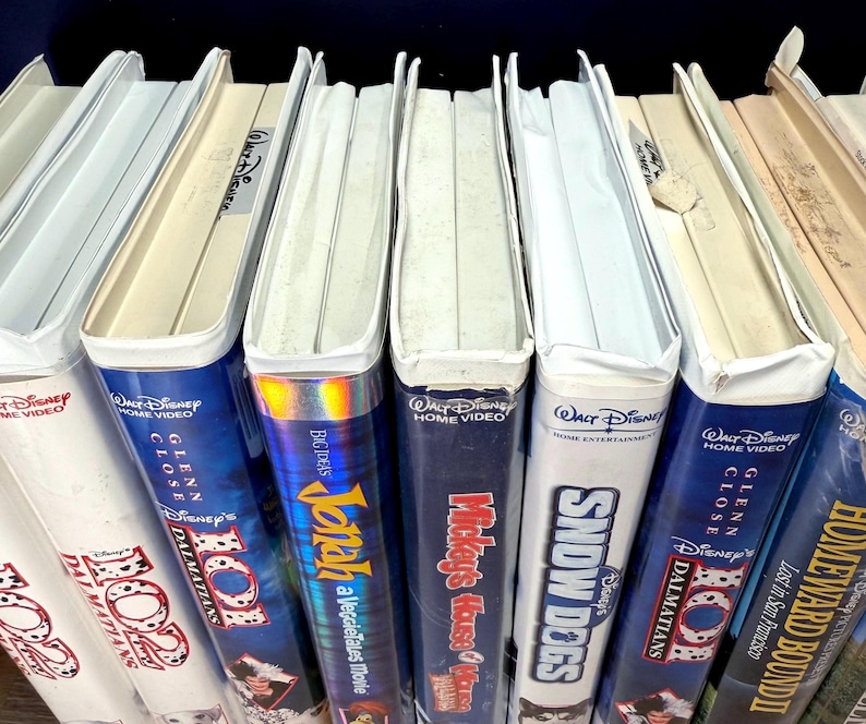 Vintage VHS Video Tape Lot, Disney, WB, Universal Studio Movies, Live ...