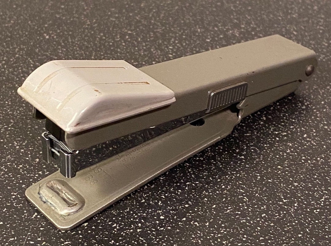 Vintage Small Hand Held Stapler - Vintage Office Bostitch Model B8 ...