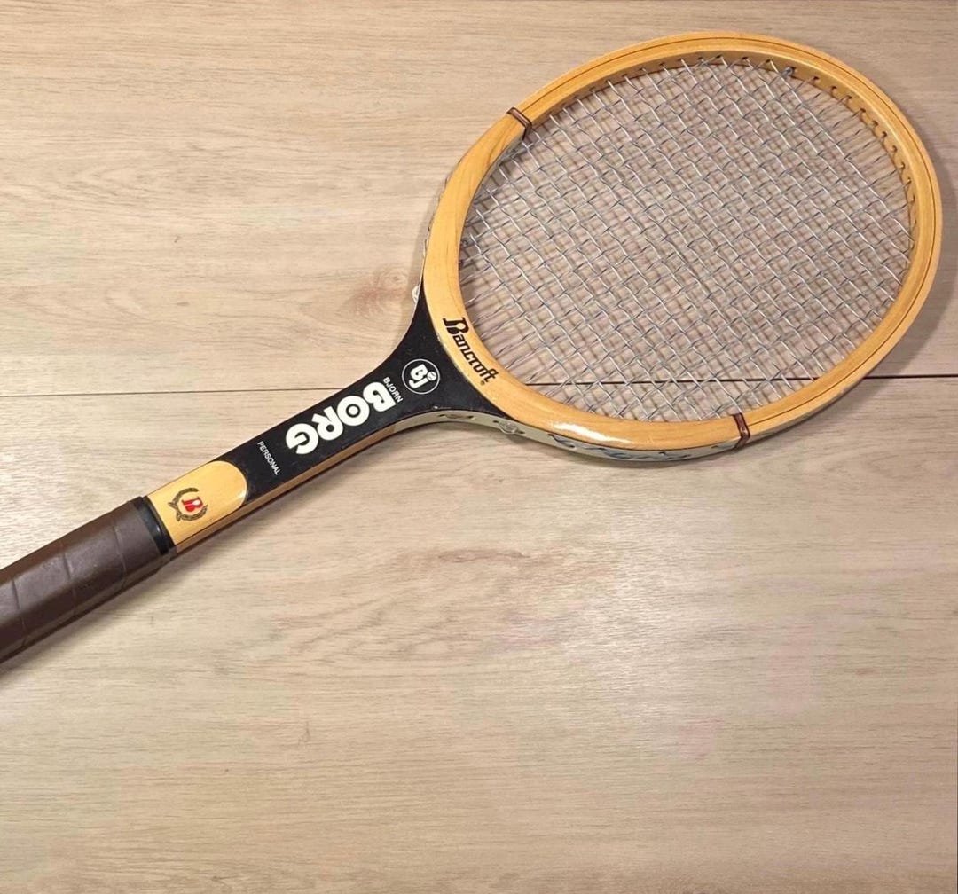 Rare Vintage Bancroft Tennis Racquet Used by Bjorn Borg Authentic ...