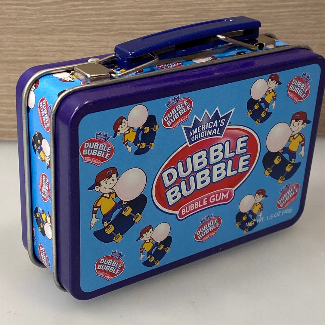 Mini Lunchbox, Vintage Dubble Bubble Lunch Box, Storage, Trinket ...