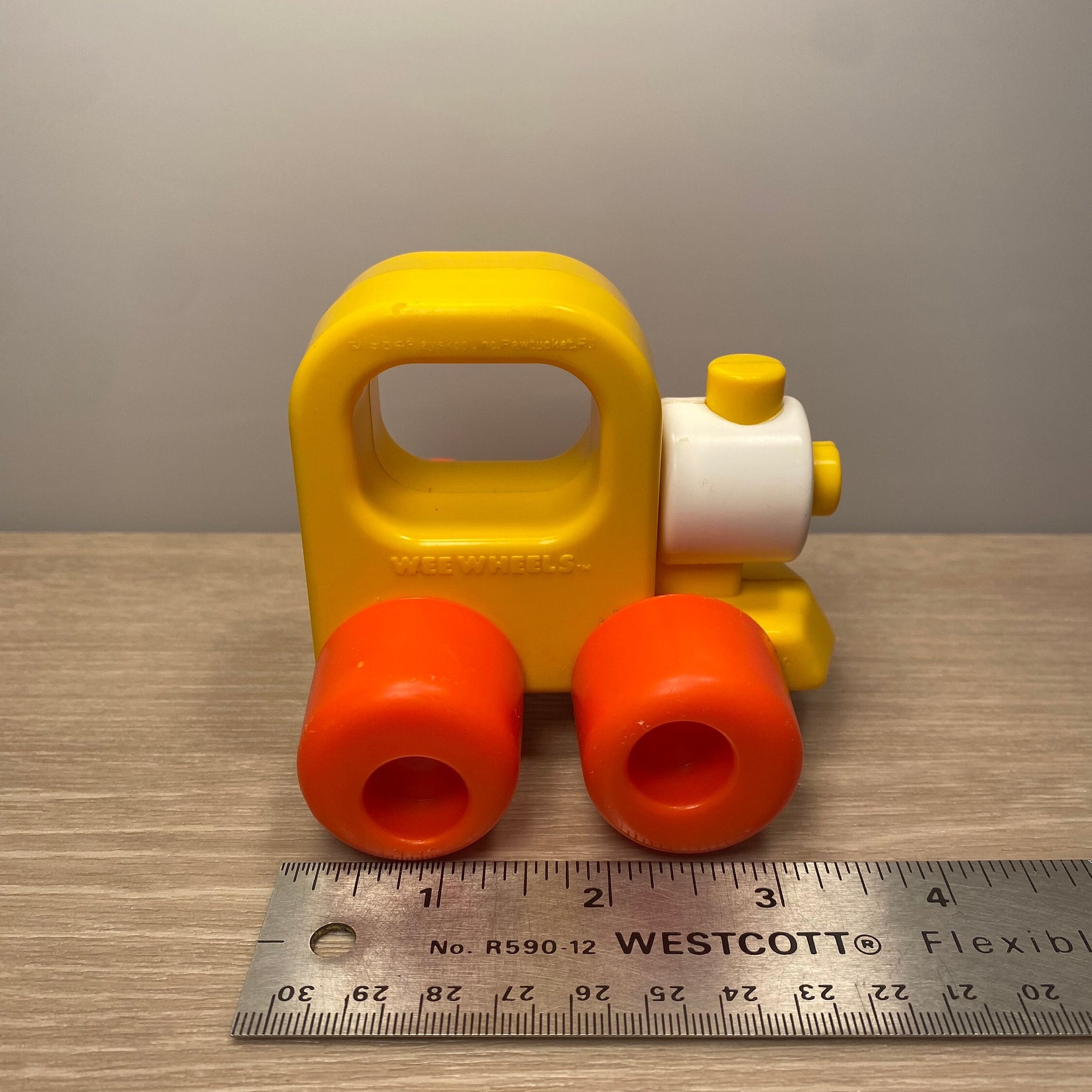 Vintage Playskool Wee Wheels Train Car: Baby's First Rattle Toy - Etsy