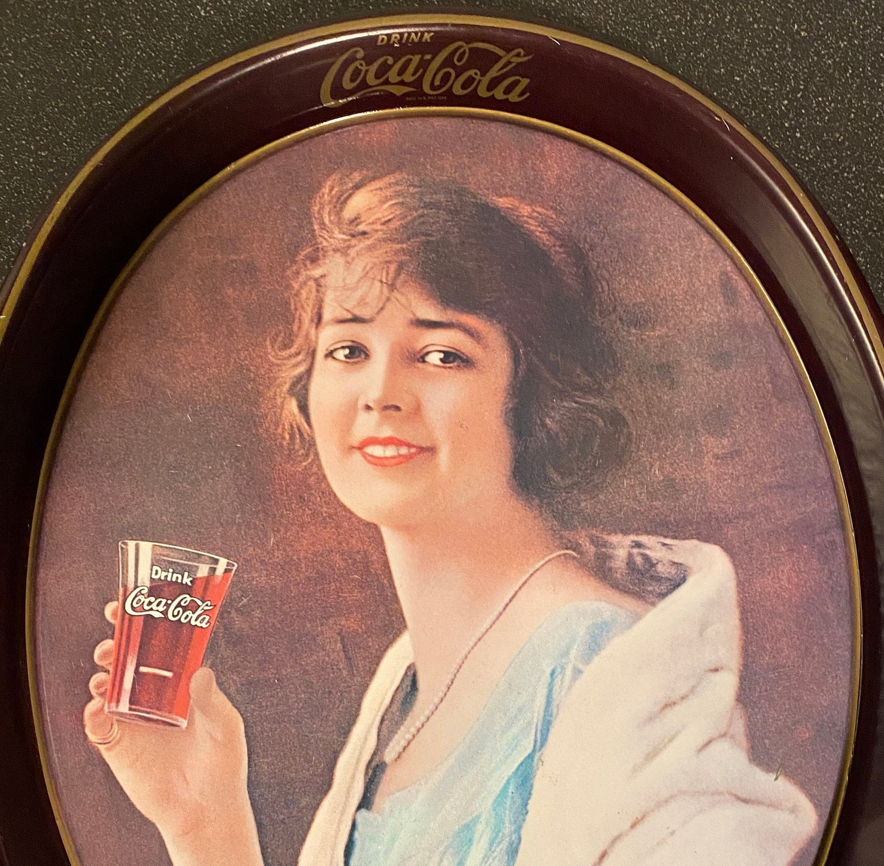 Vintage Coca Cola Tray, Coca Cola Tray With Art From the 20's, Coca ...