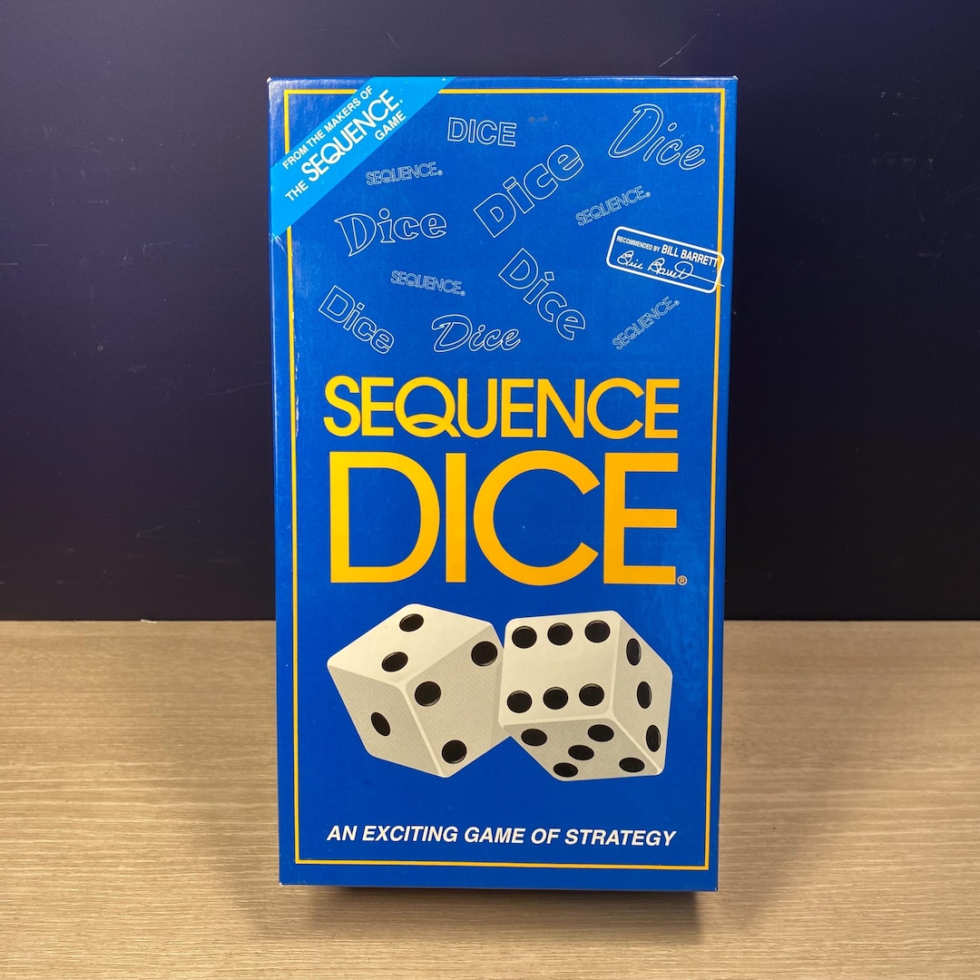 Vintage Sequence Dice Board Game | 1999 Jax Ltd. Complete - Etsy