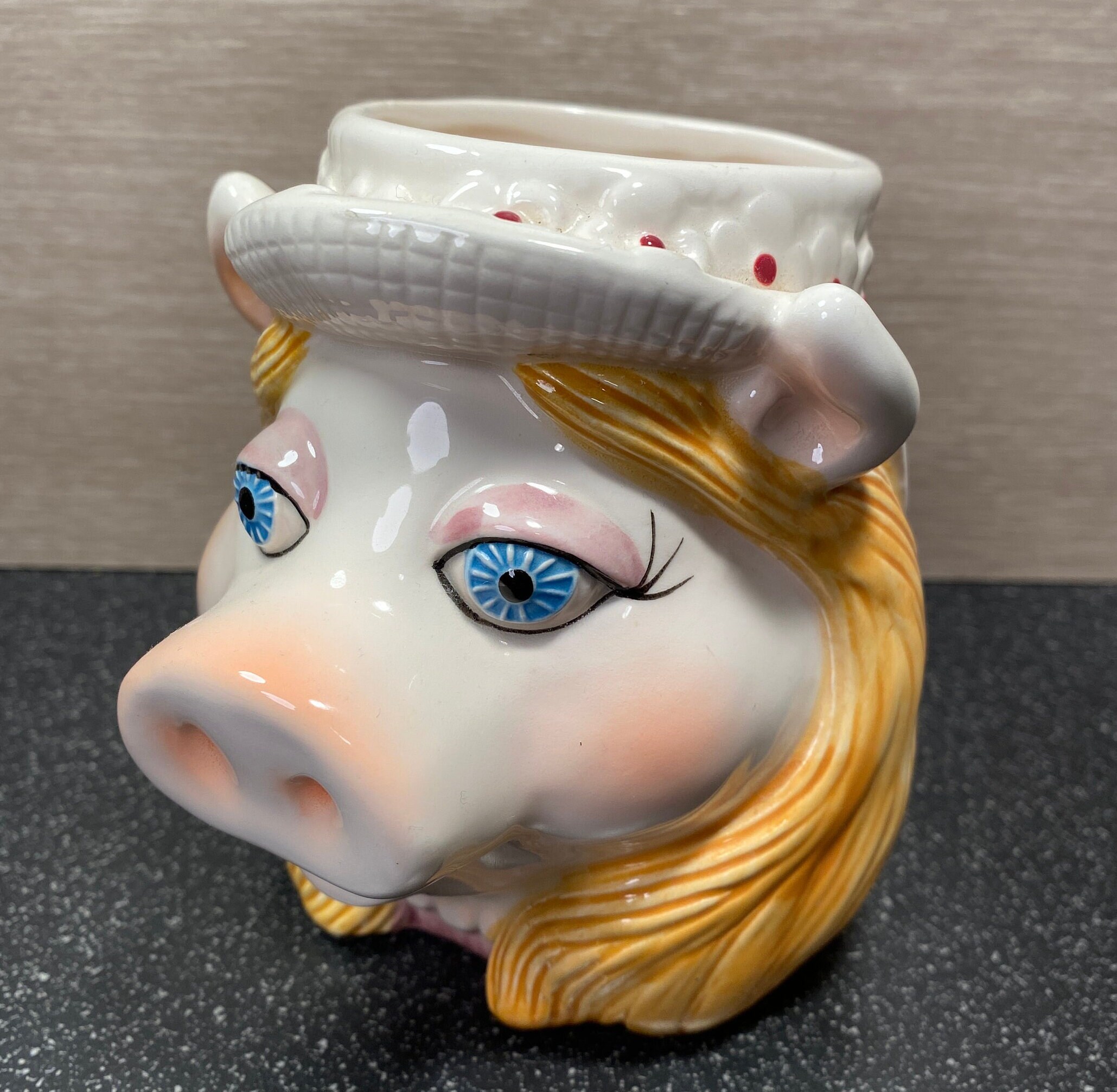 Vintage Miss Piggy Mug. the Muppet Show Miss Piggy Ceramic Mug. Coffee ...