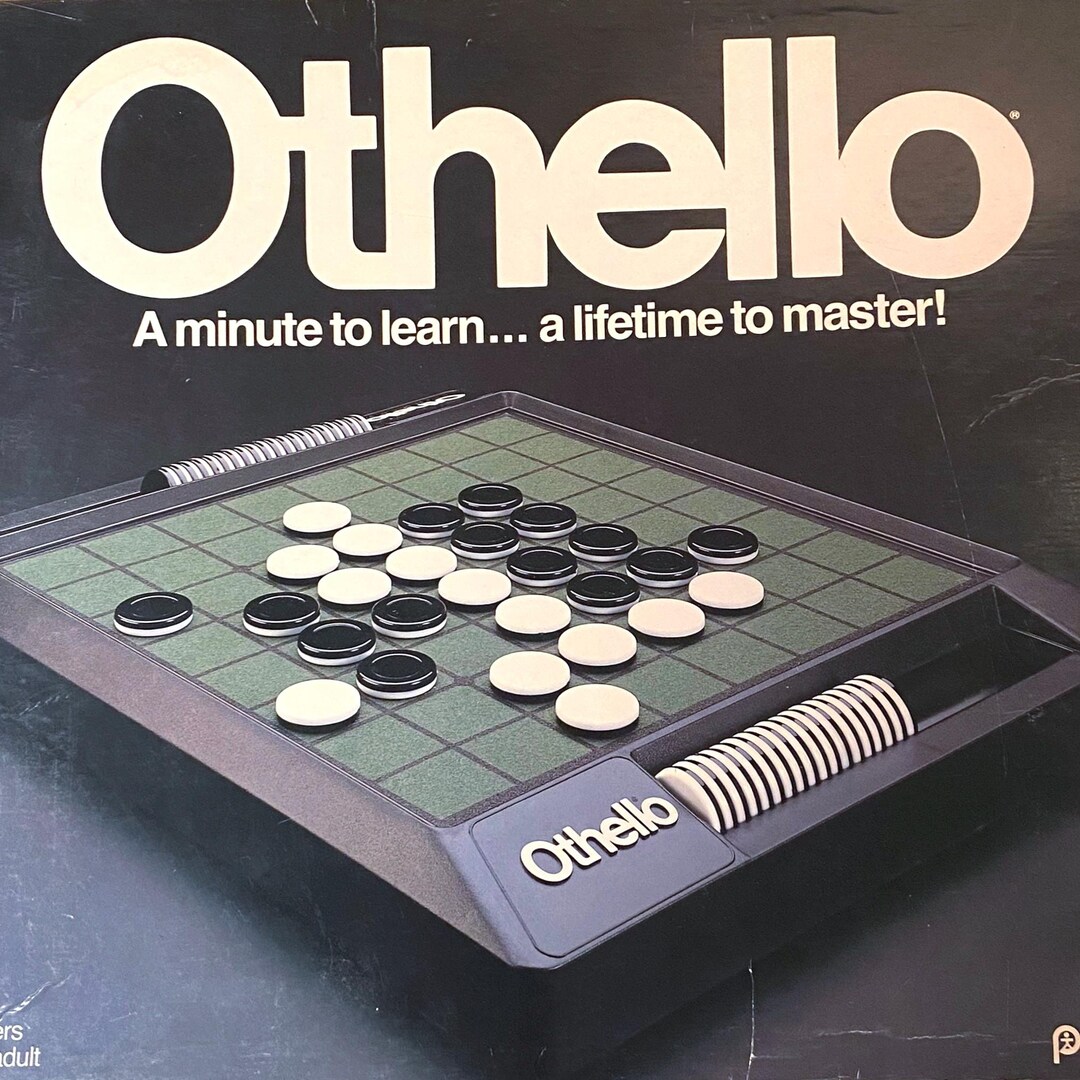 Vintage 1990 Othello Game by Pressman - A Minute to Learn, a Lifetime to Master! - Etsy