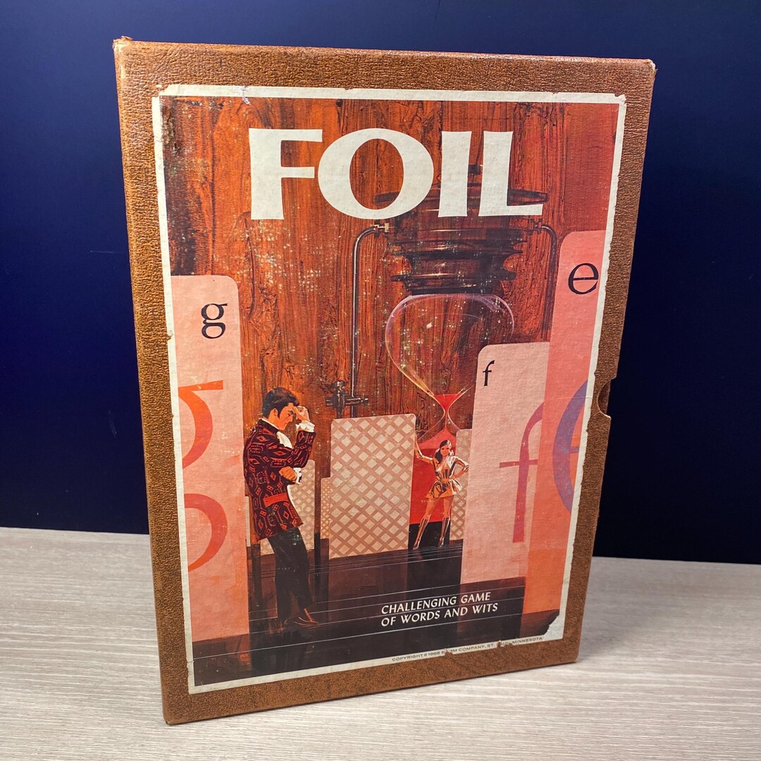 Vintage 1968 FOIL Board Game 3M Bookshelf Series - Complete & Classic ...