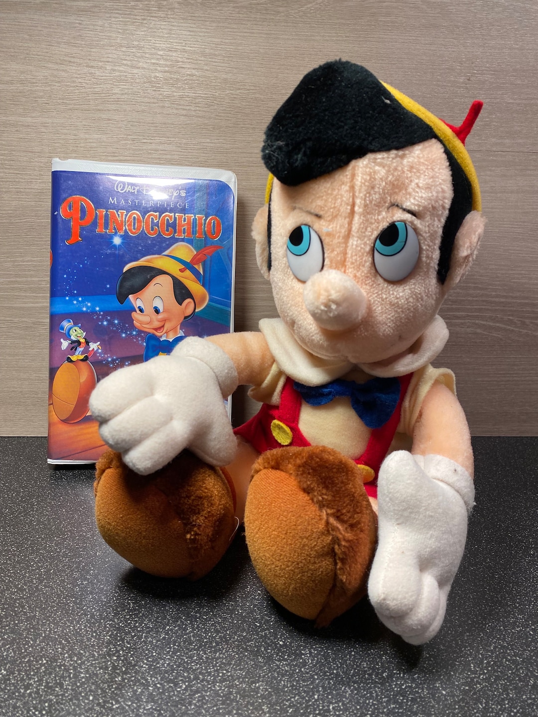 Pinocchio Vintage 1968 Pinocchio Plush Doll 11 Disney Plush Toy Stuffed ...
