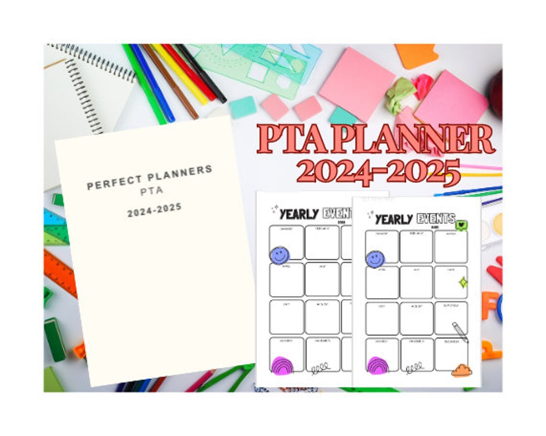 PTA Planner Fundraising Organiser PTFA Education School Notepad New ...