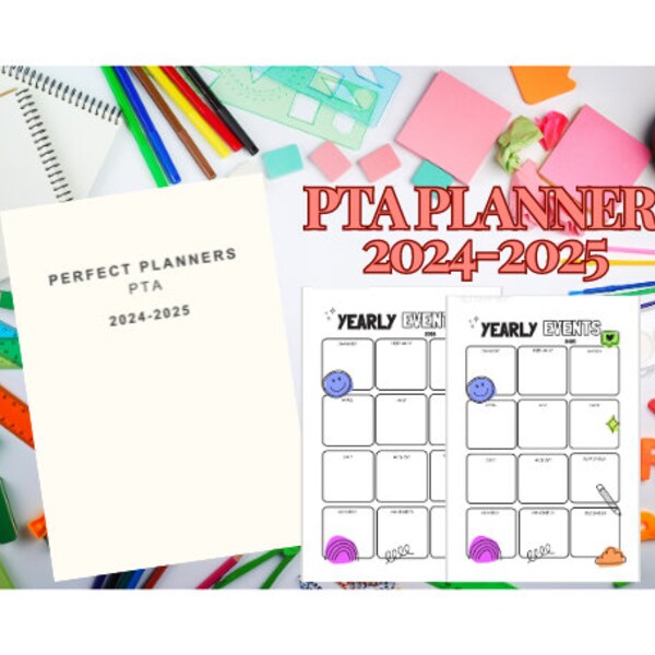 Pta Planner - Etsy