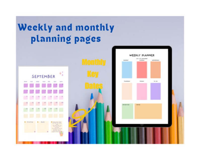 Digital PTA Planner Fundraising Organiser PTFA Education School Notepad ...