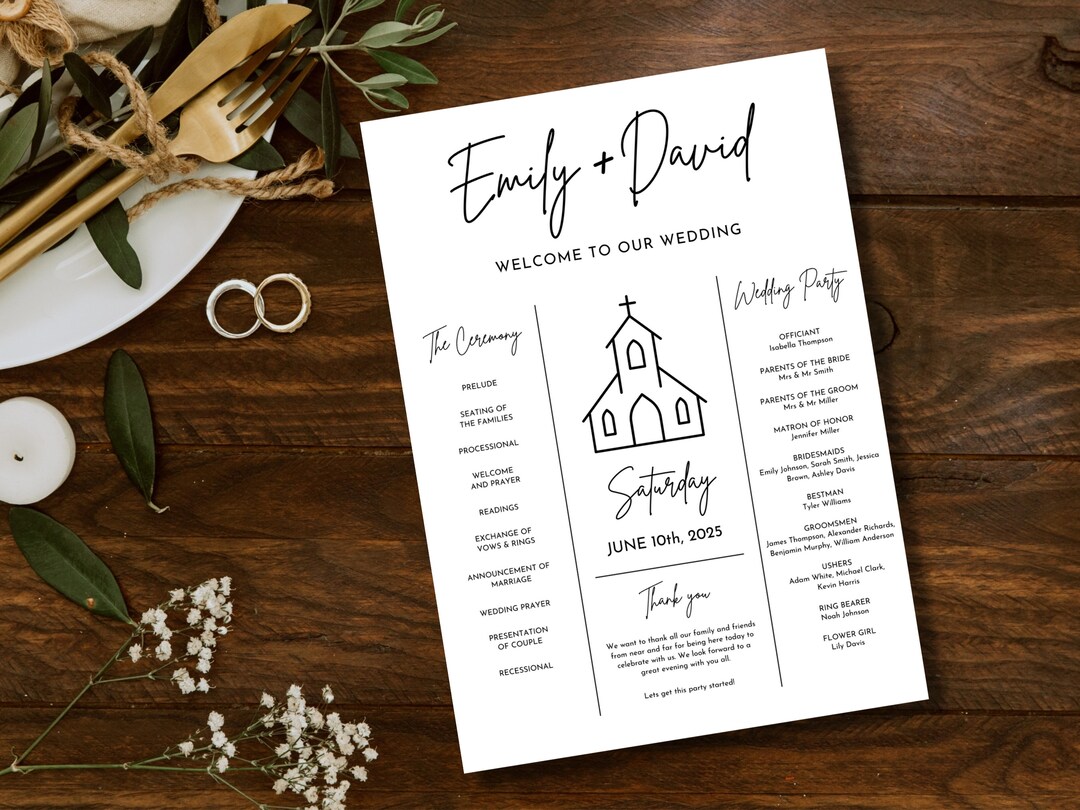 Infographic Wedding Program Wedding Day Program Infographic Program ...