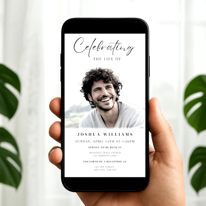 Funeral Memorial Posters - Etsy