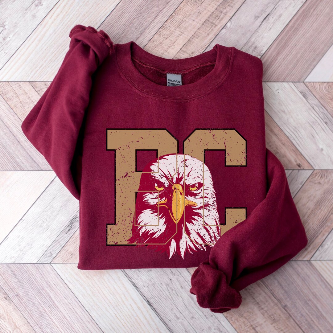 College Football Pullover, 90s Boston College Crewneck Sweatshirt ...
