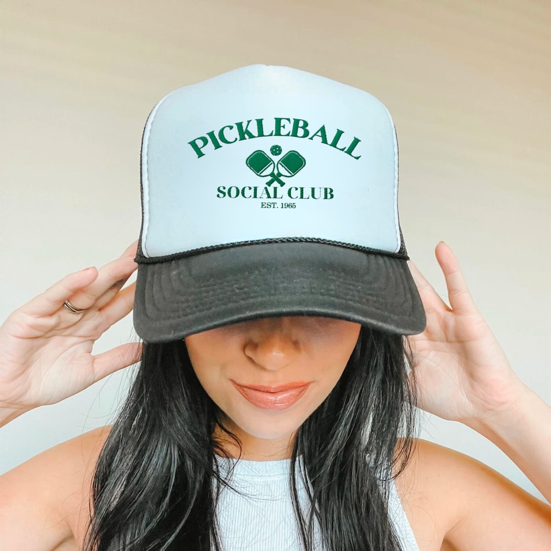 Pickleball Embroidered Trucker Hat, Weekend Hat, Summer Trucker Hat ...