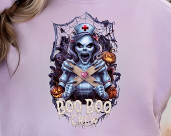 ER Crew Halloween Png, Boo Boo Crew Png, Halloween Nurse Png, Halloween ...
