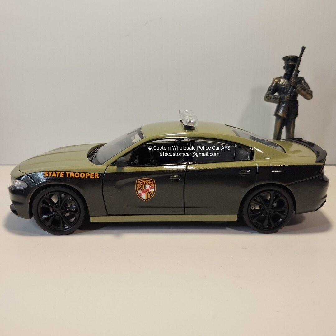 Maryland State Police Model Car Diecast 2023 Dodge Charger 1:24 ...