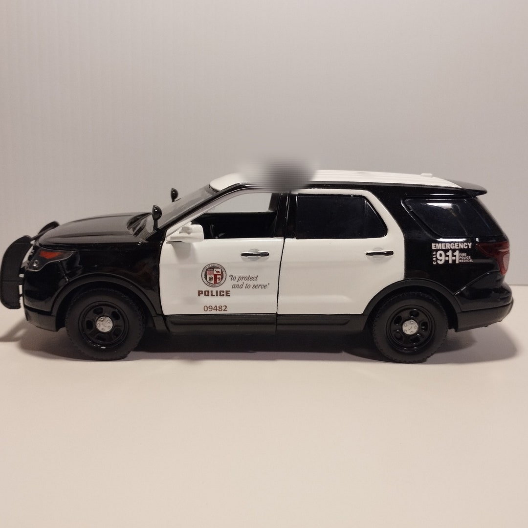 Los Angeles Police Department LAPD Police Car Ford Interceptor Utility ...