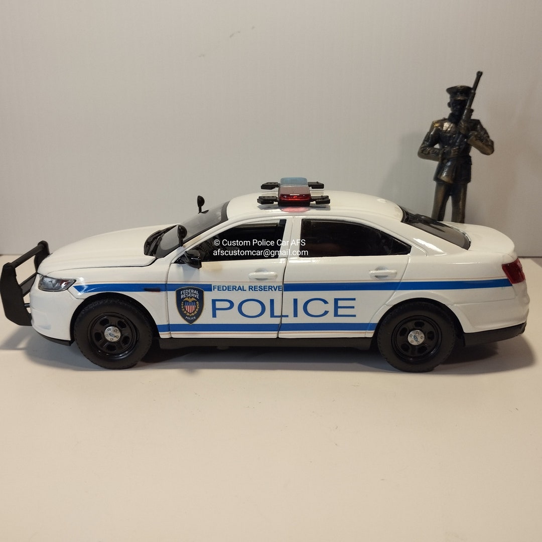 Federal Reserve Police Ford Interceptor Model Car 1:24 Diecast Custom ...