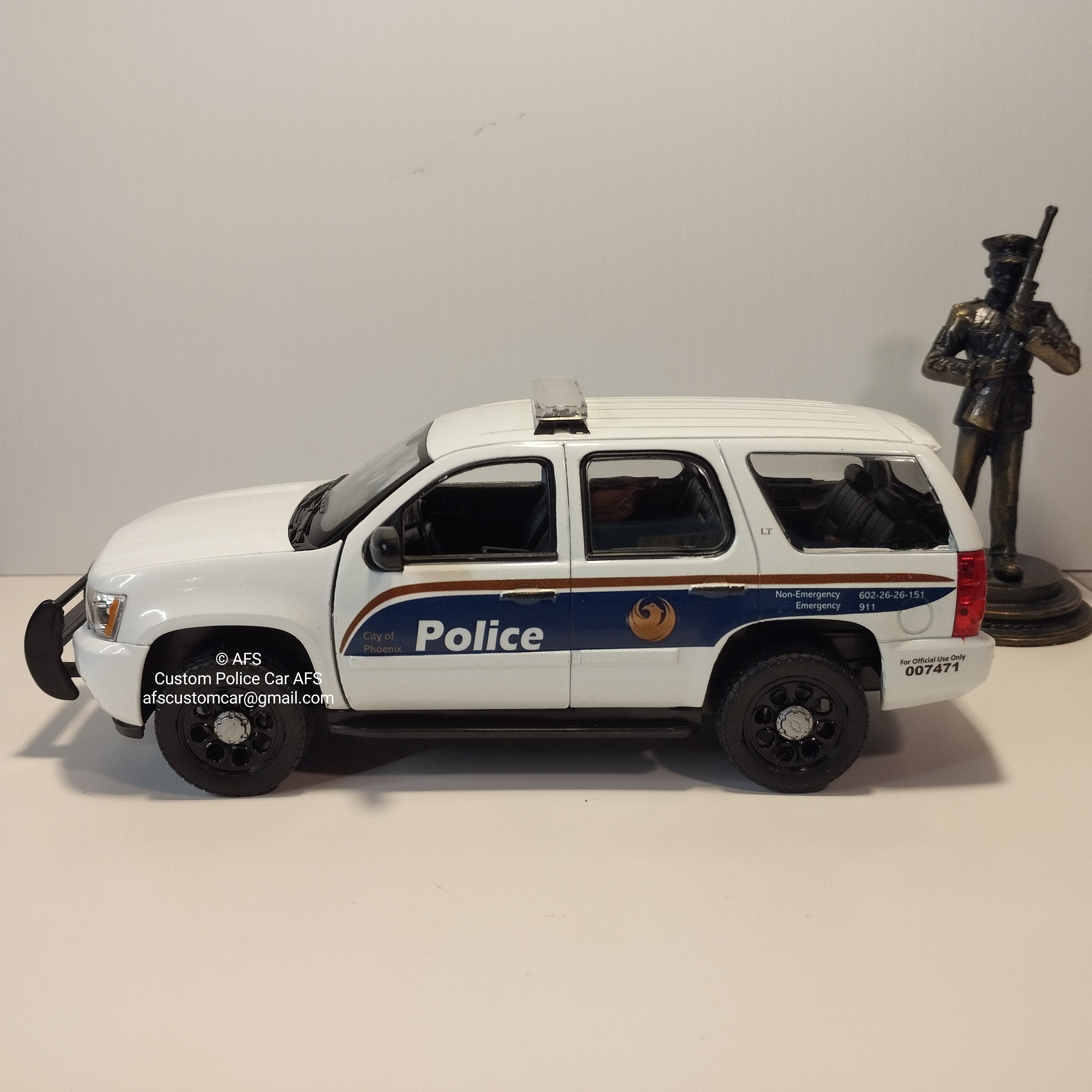 Phoenix Police Department Phoenix Arizona Model Car Diecast Tahoe 1:24 ...