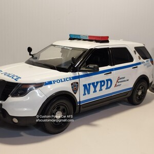 1:18 NYPD Highway Patrol Police Car Ford Explorer Model Car Diecast ...