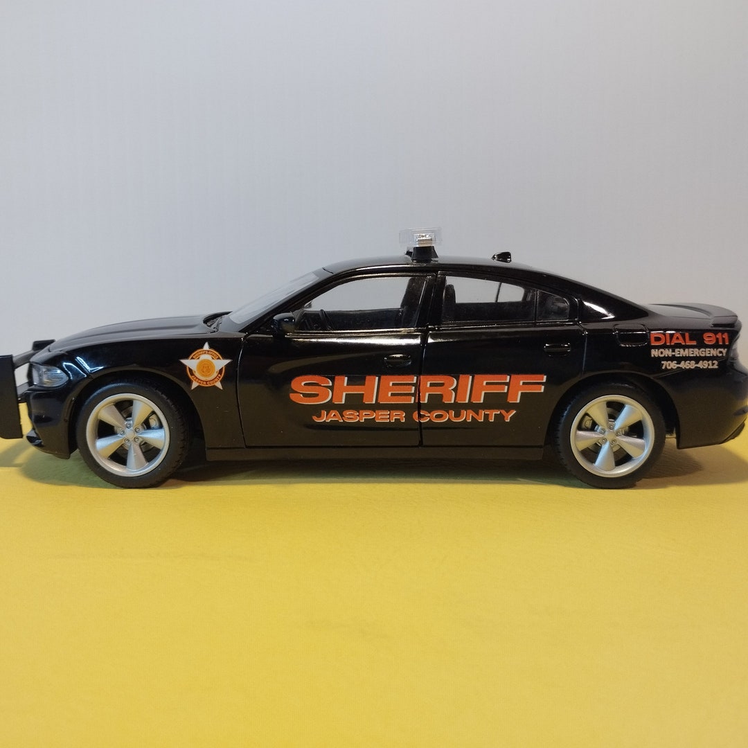 Jasper County Sheriff Police Model Car Diecast Dodge Charger R/T 1:24 ...